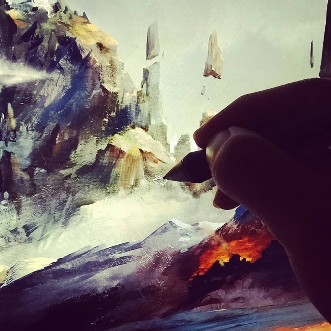 how to draw environment design