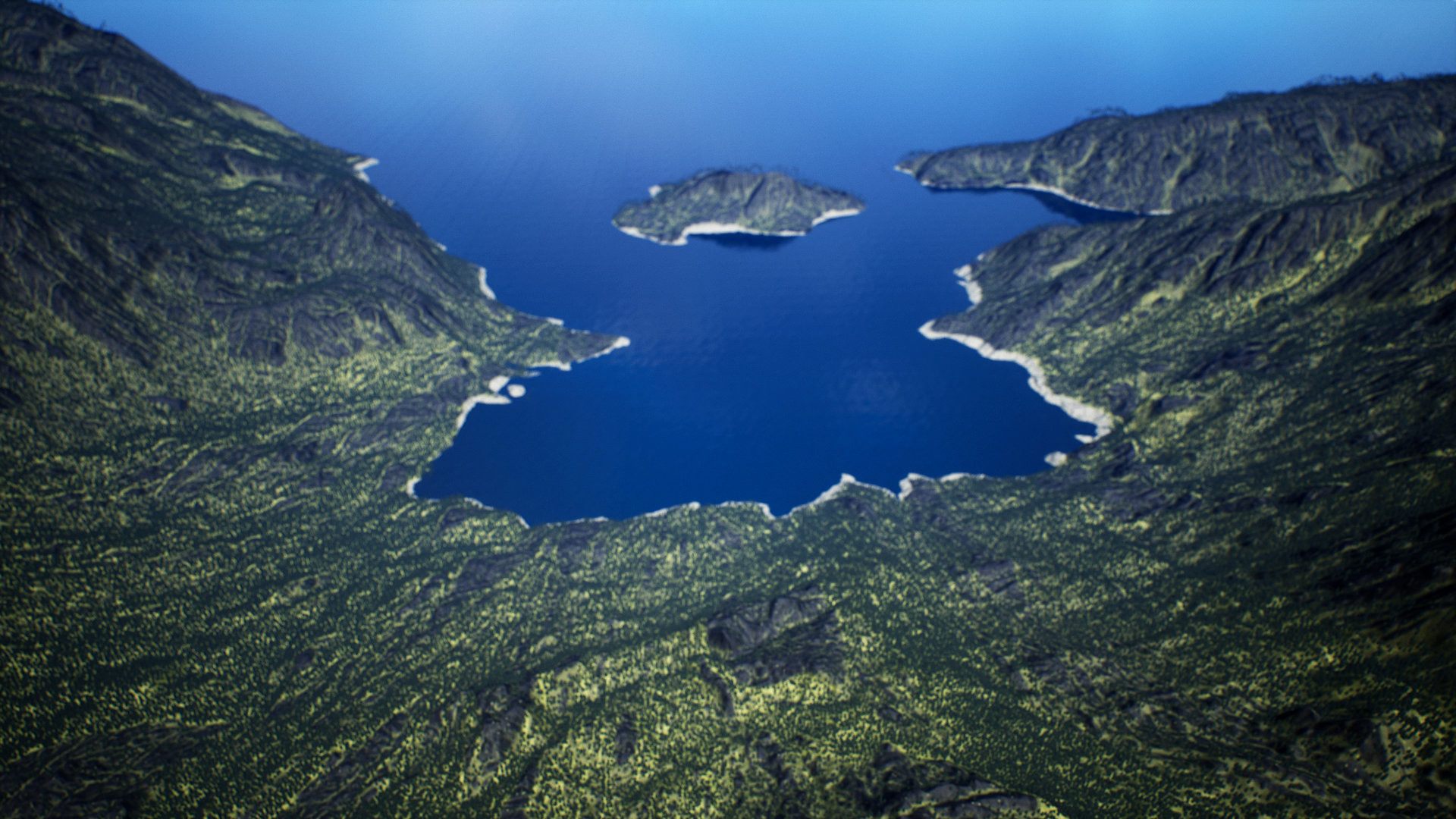 ArtStation - Quick Tip #4: How to build lighting in a big landscape.