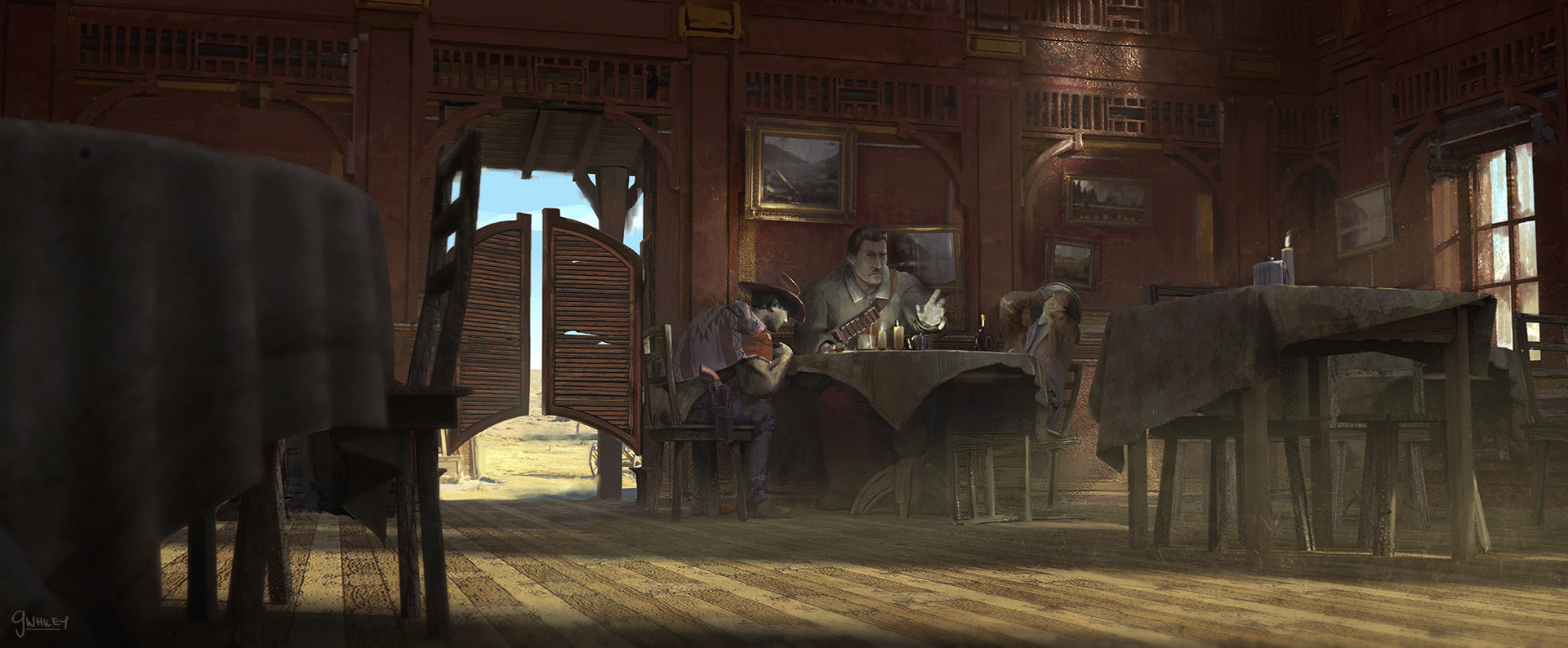 George Whiley's submission on Wild West - Keyframe Concept Art : Challenge submission by George ...