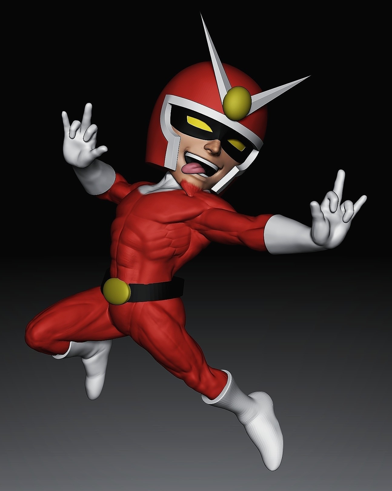 George Crudo - 3D Art Portfolio - Retrogasm 2018 - Viewtiful Joe WIP