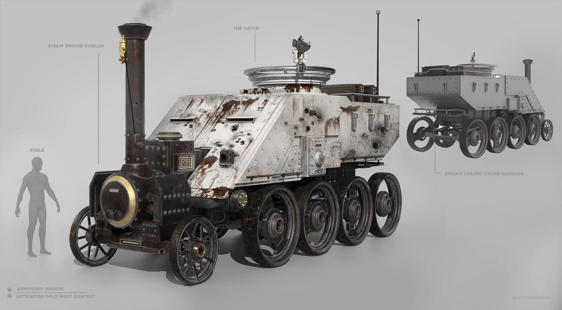 Alex Thomas's submission on Wild West - Prop Design : Challenge ...