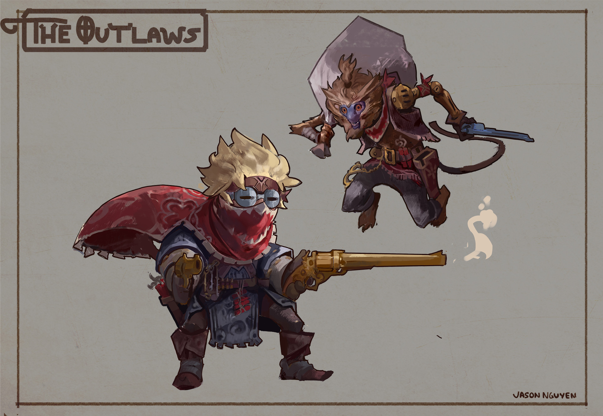 Jason Nguyen's submission on Wild West - Character Design : Challenge ...