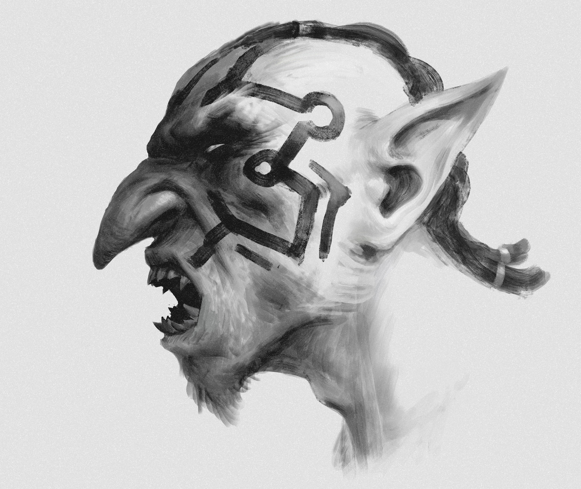 ArtStation - Tattoed troll