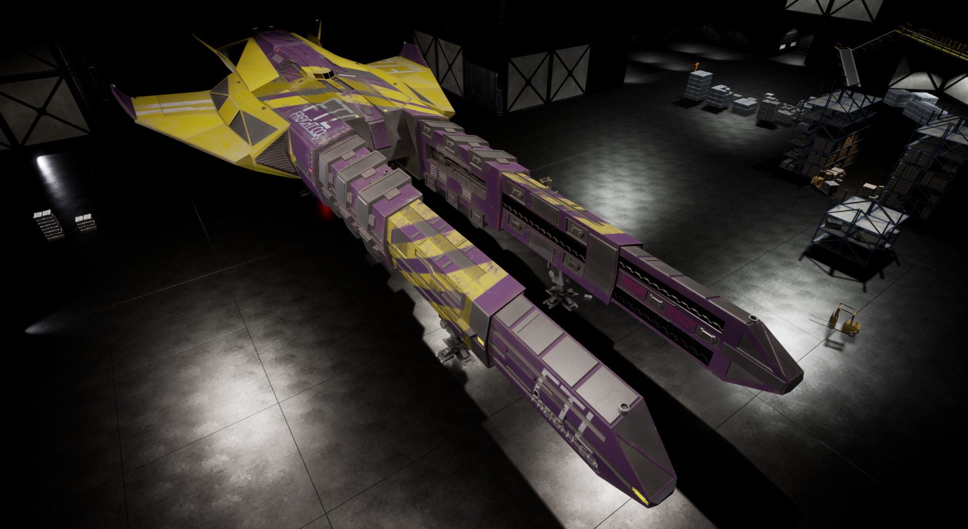 ArtStation - Ship Hangar 11