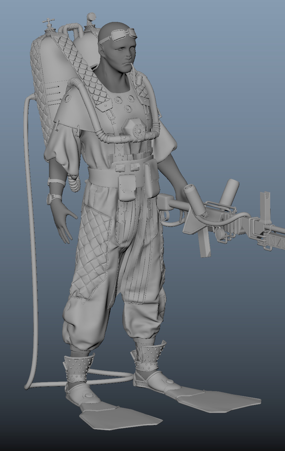 ArtStation - "Fritz" making of 02