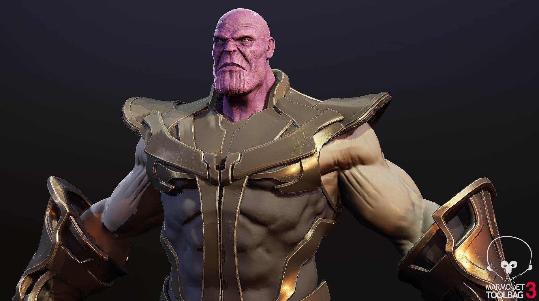 ArtStation - Thanos Renewed - Game Character Workout