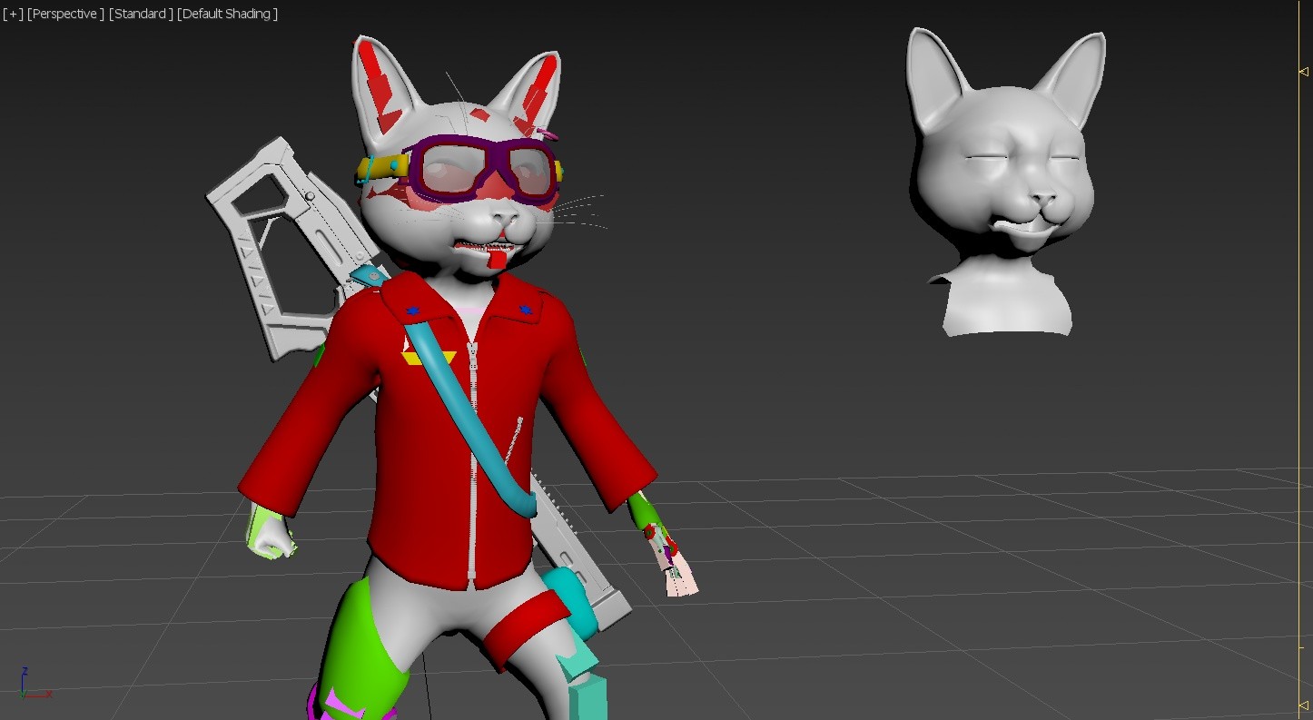 ArtStation - Cat realtime animation and render in wip..
