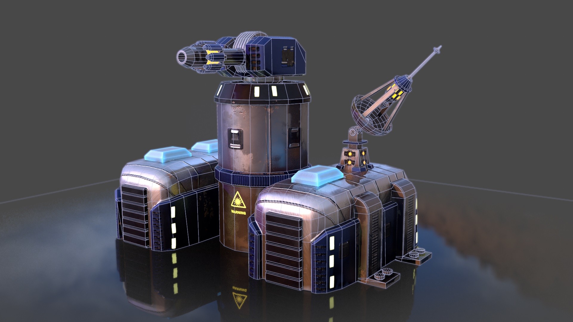 ArtStation - Laser Tower (Game Ready)