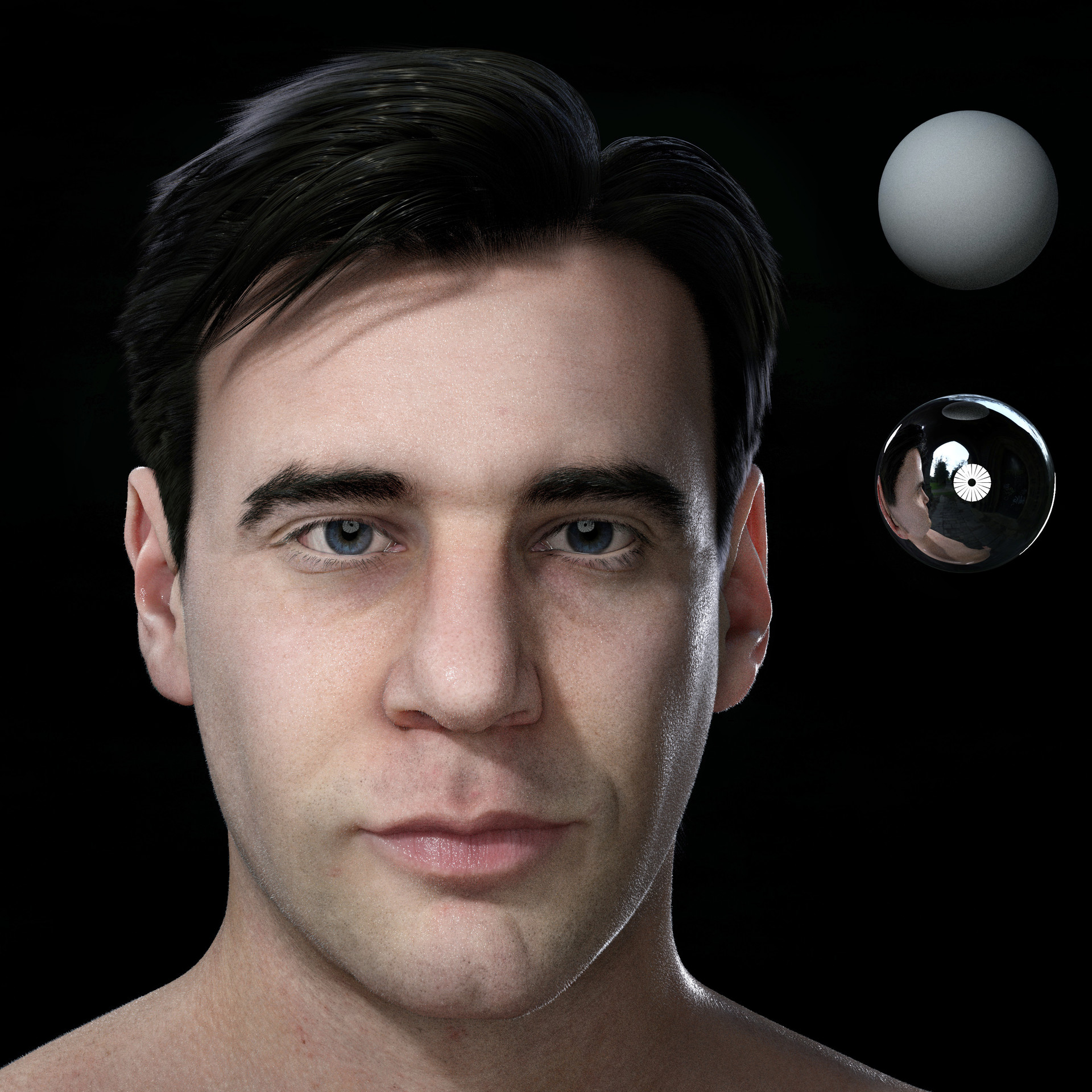 ArtStation - Pre render head in Arnold WIP