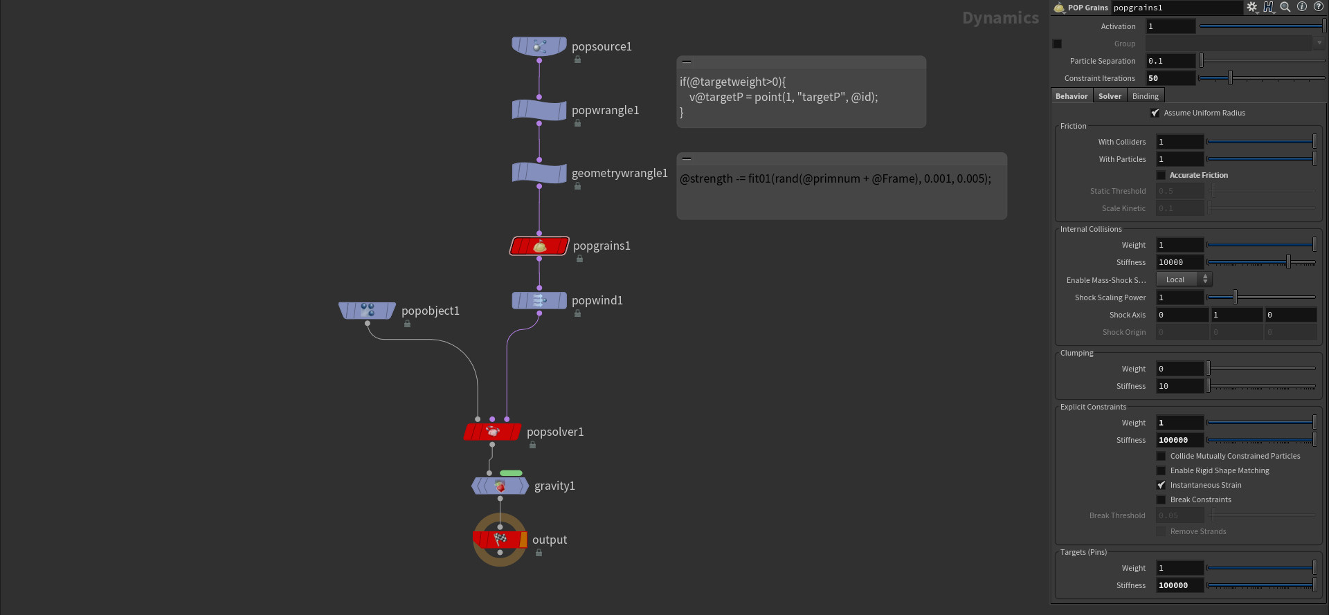 Sercan Yasar - Houdini Cloth With Grain Solver