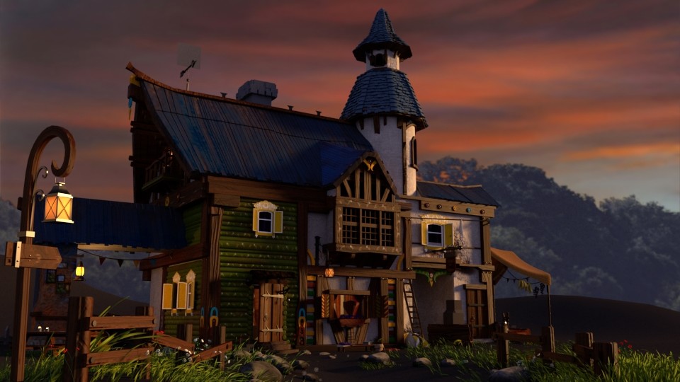 Olga Rudi - Wicked House progress