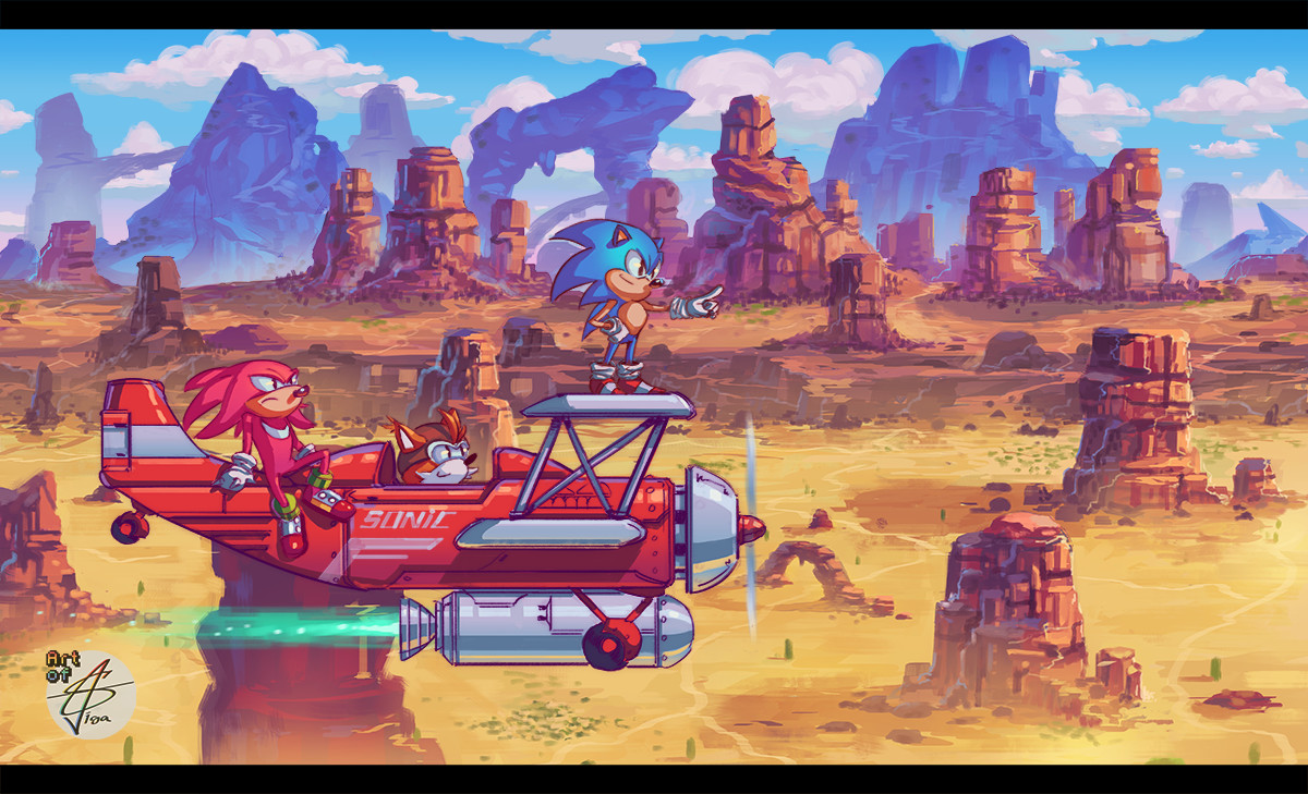 ArtStation - Sonic Mania Painting process. Sonic Mania turned out to be...