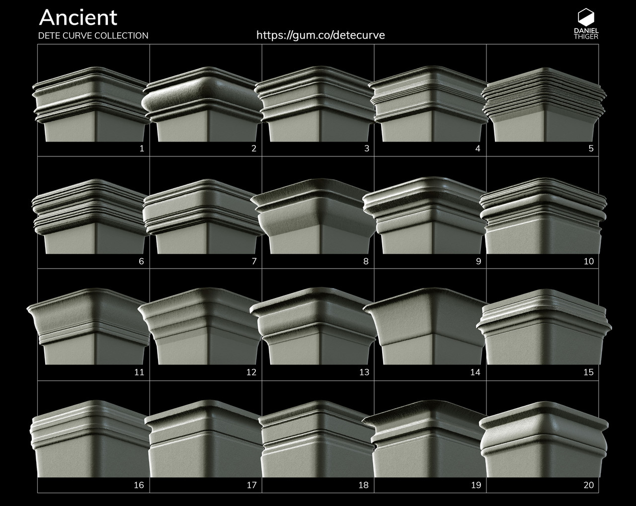 Daniel Thiger - Substance Designer Utility Node|Dete Curve Collection