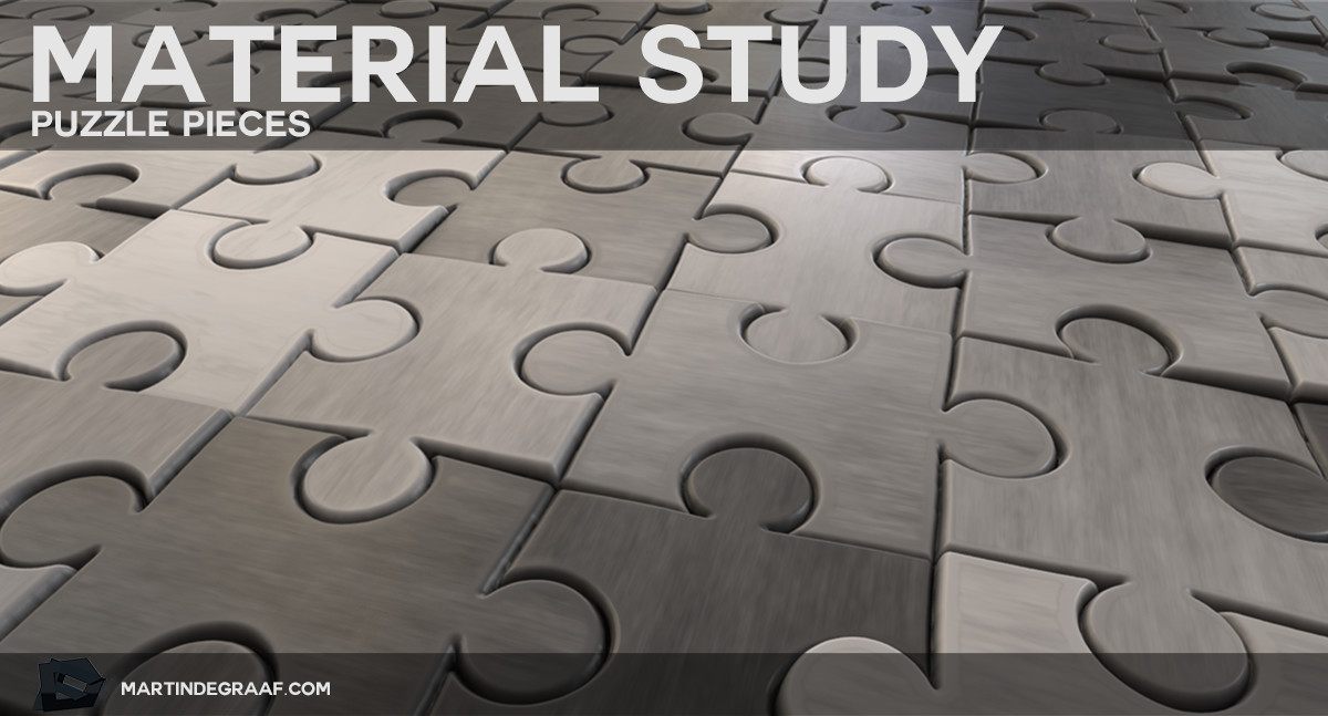 ArtStation - Material Study: Puzzle Pieces