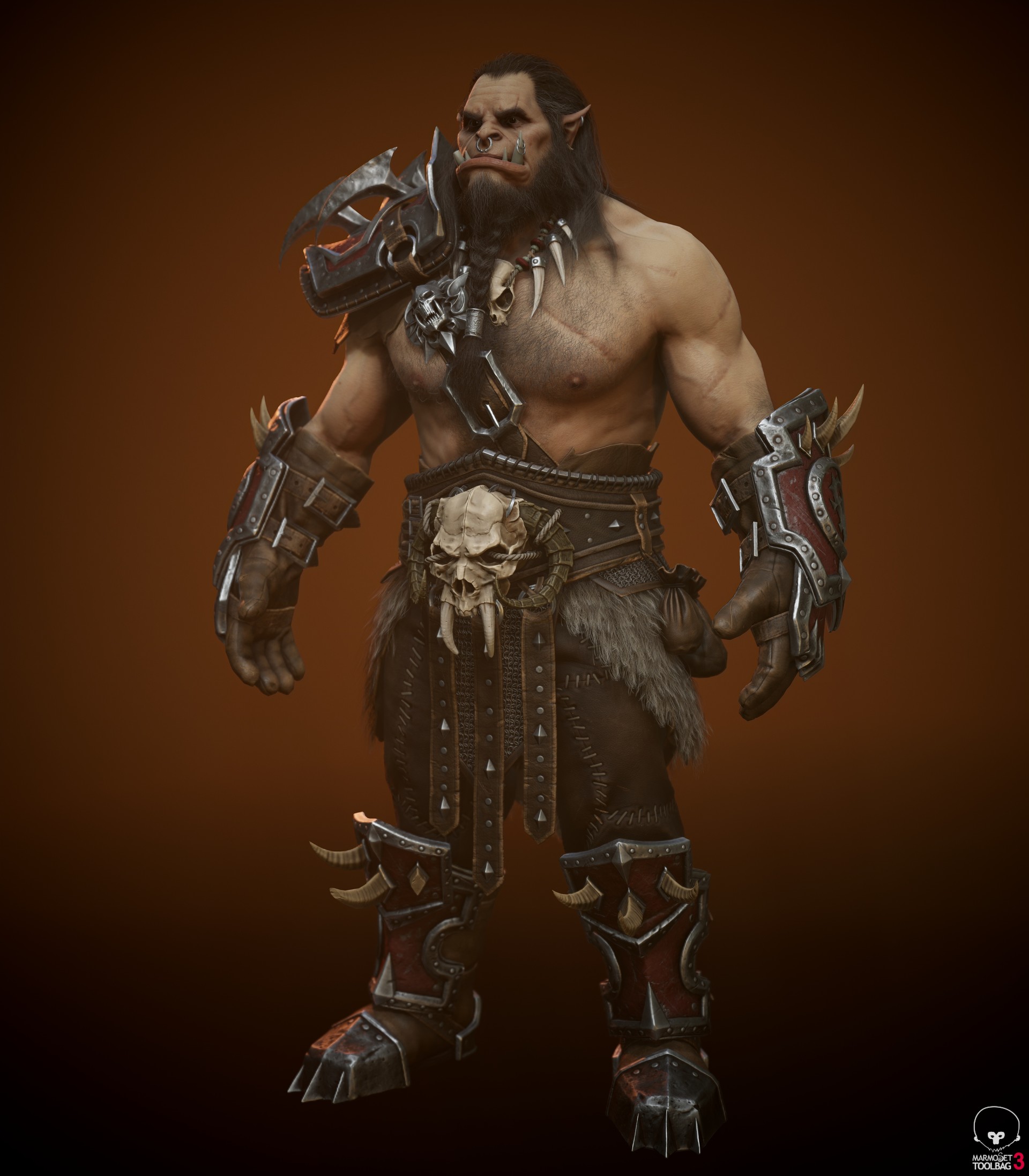 Georgian Avasilcutei - Orc - Texture progress