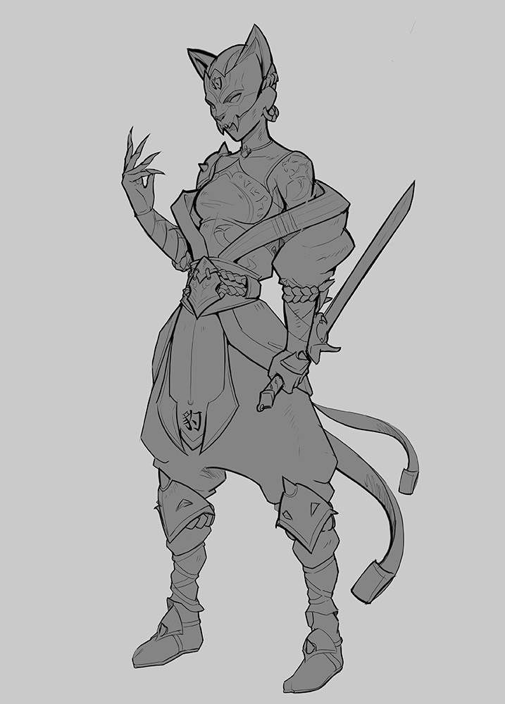 Creative DND Character Lineart Ideas