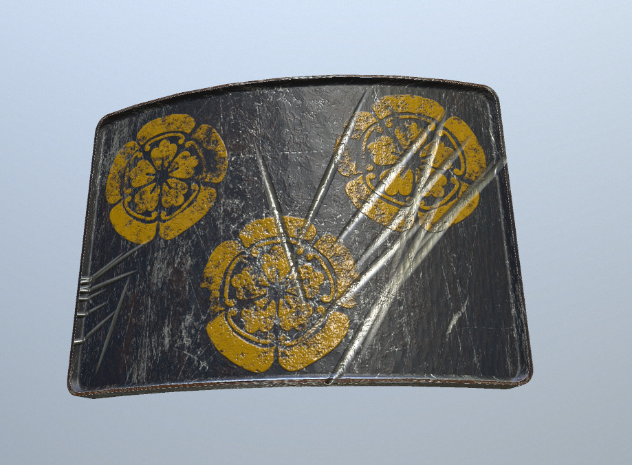 ArtStation - Samurai Armor Plate