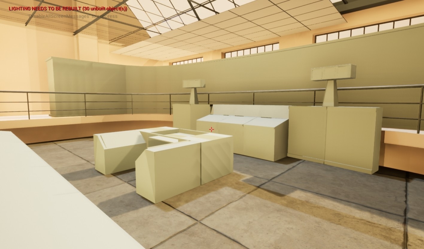 ArtStation - Abandoned coal mine control room