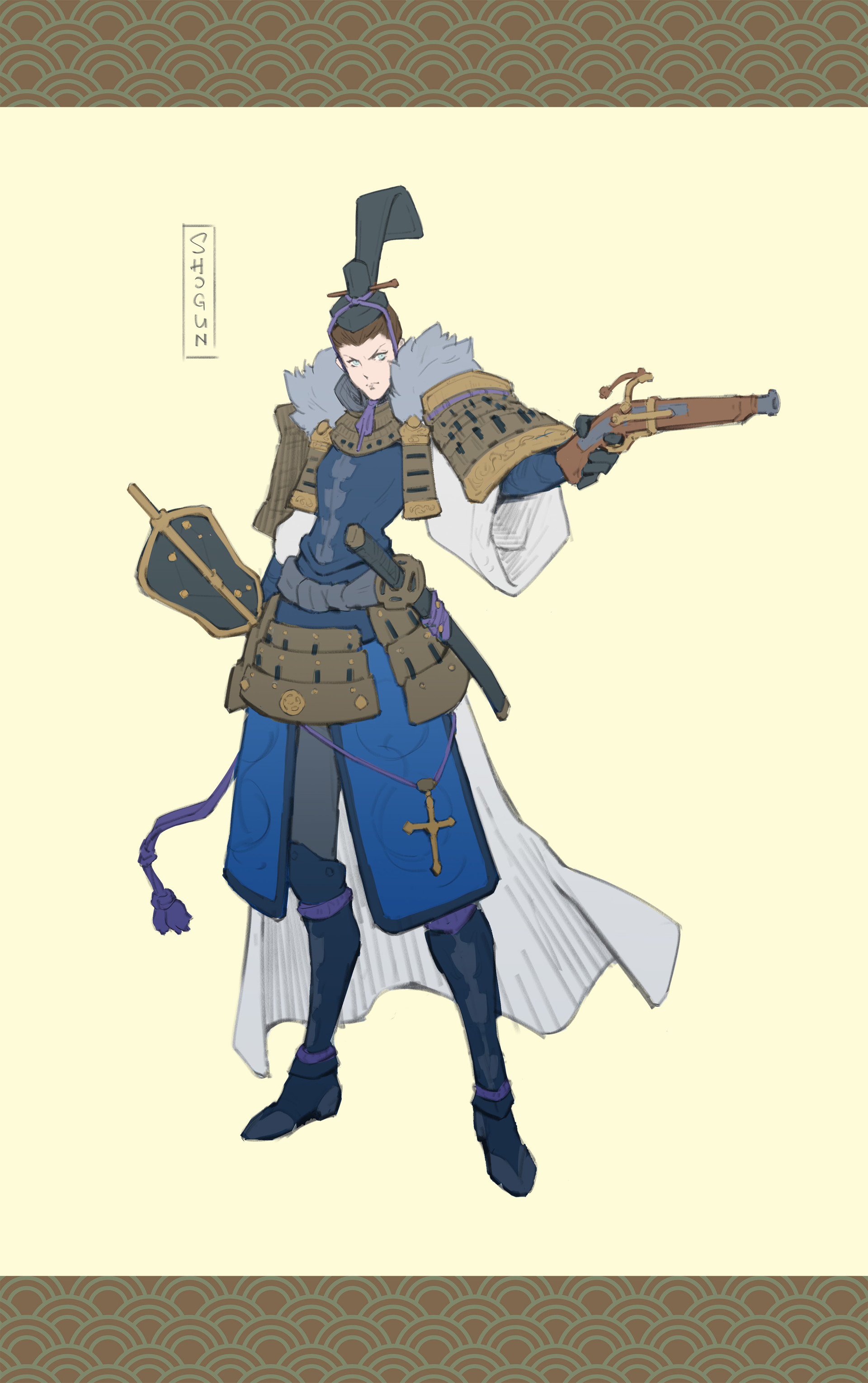 Nuo Xu's submission on Feudal Japan: The Shogunate - Character Design ...