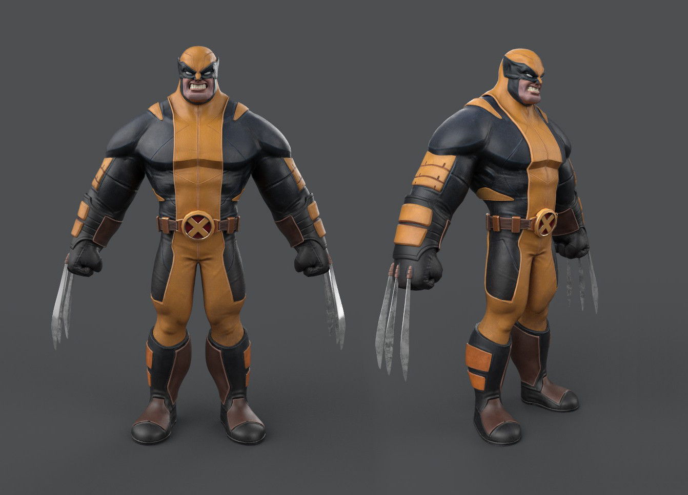 ArtStation - Wolverine lookdev Wip