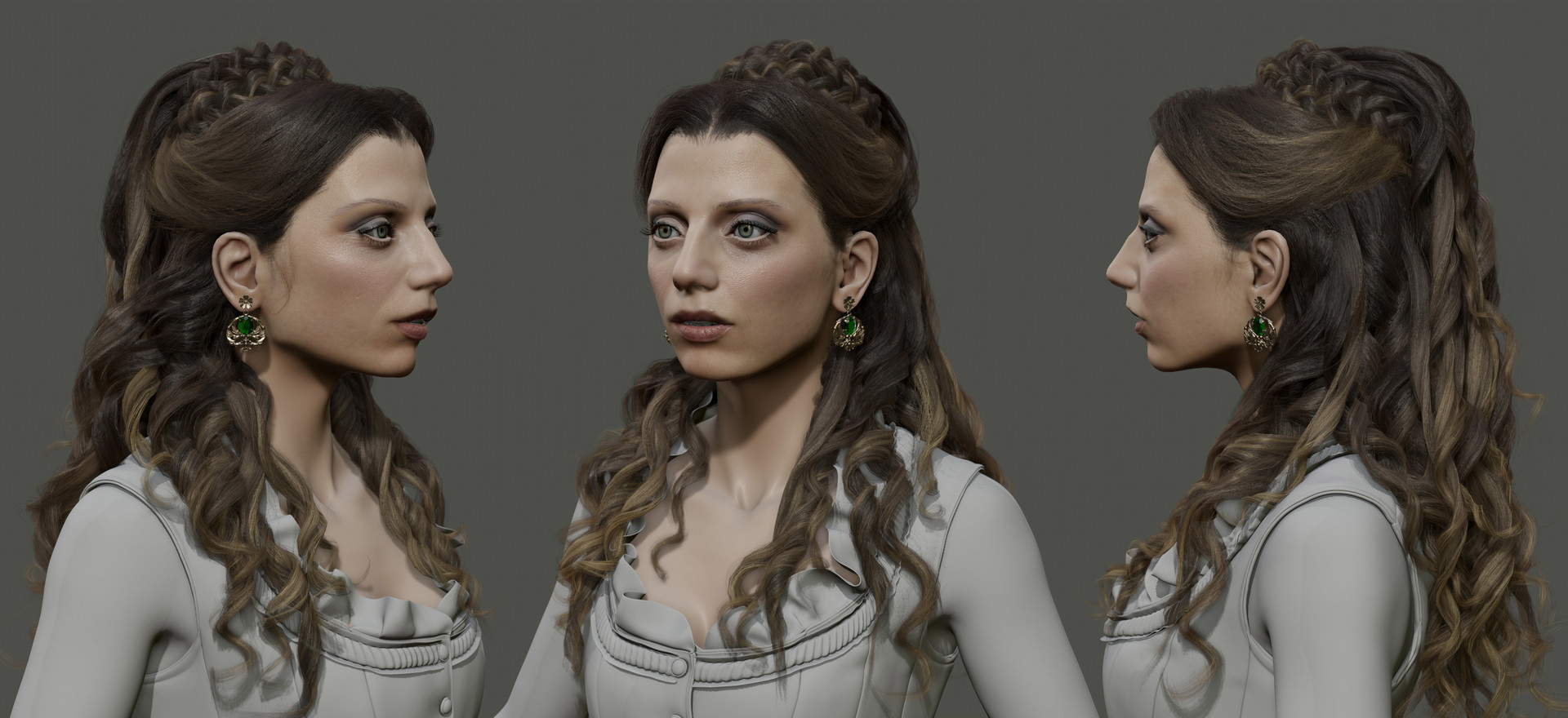 ArtStation - Clementine - some progress on her face