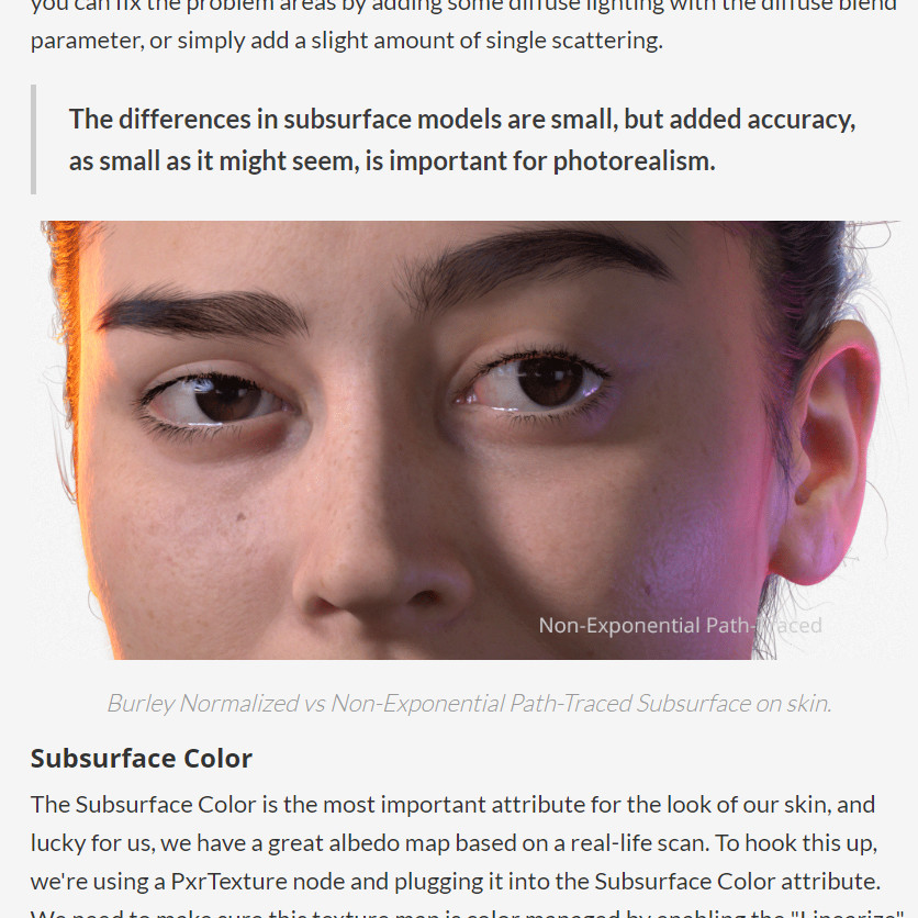 ArtStation - Character rendering tutorial in Renderman 22