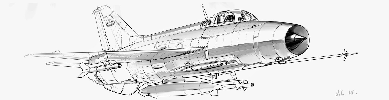 ArtStation - Mig 21 F-13 Fishbed Dessin/Drawing