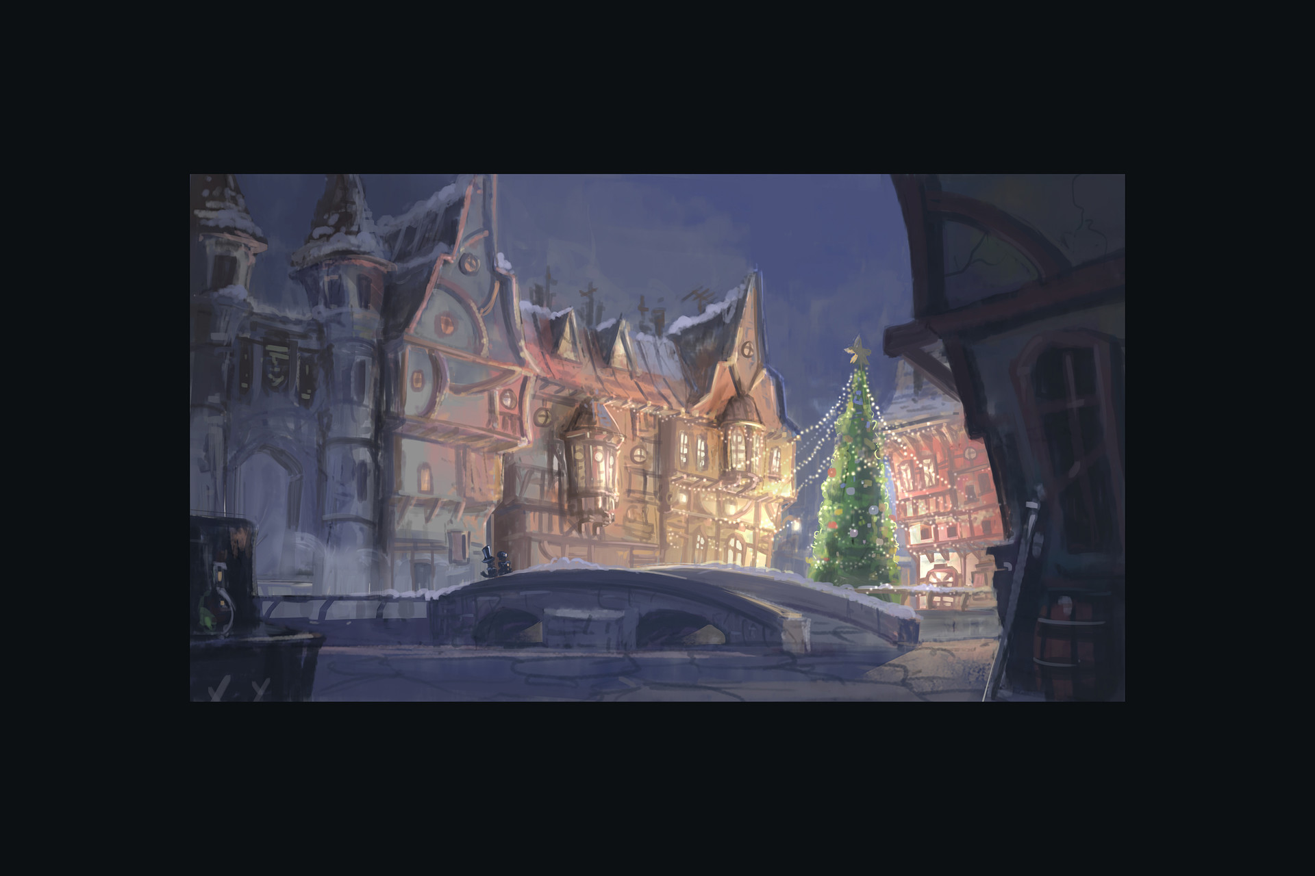 ArtStation - Lighting of the tree