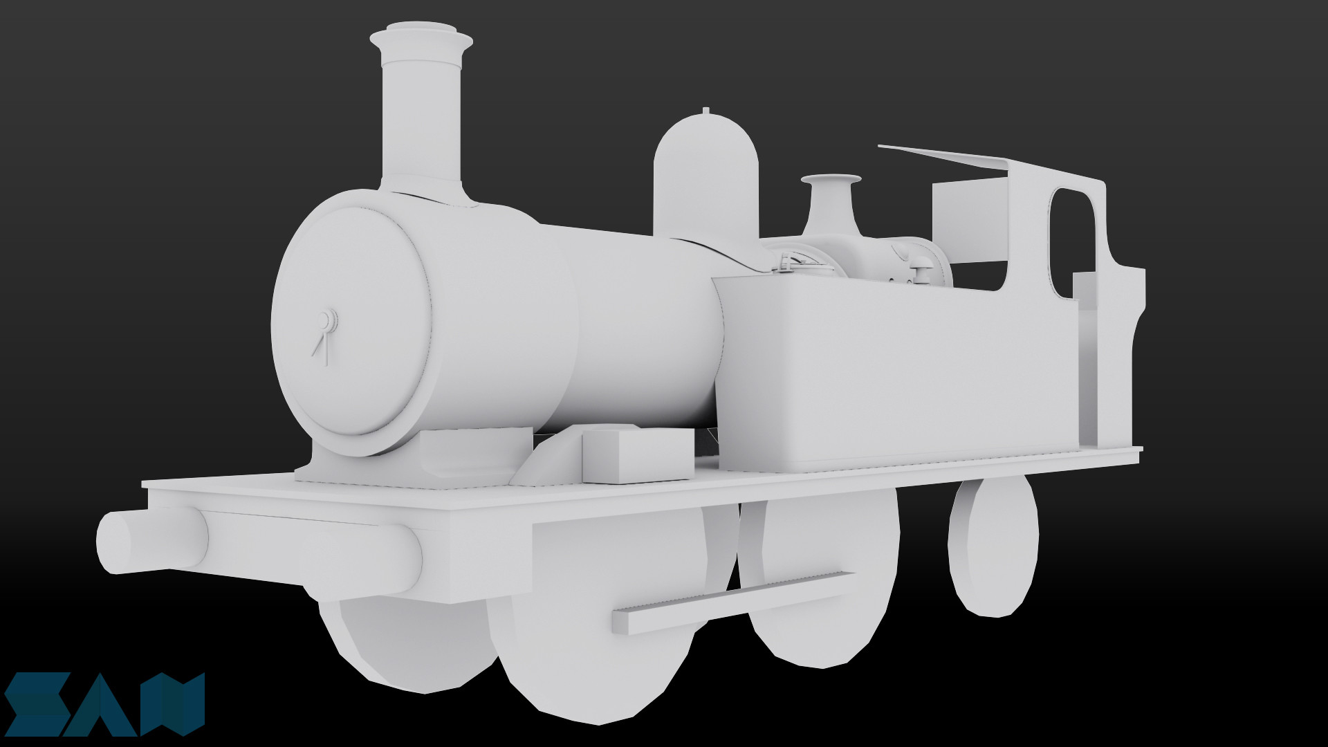 ArtStation - 2.GWR 1400 Class - Polycull