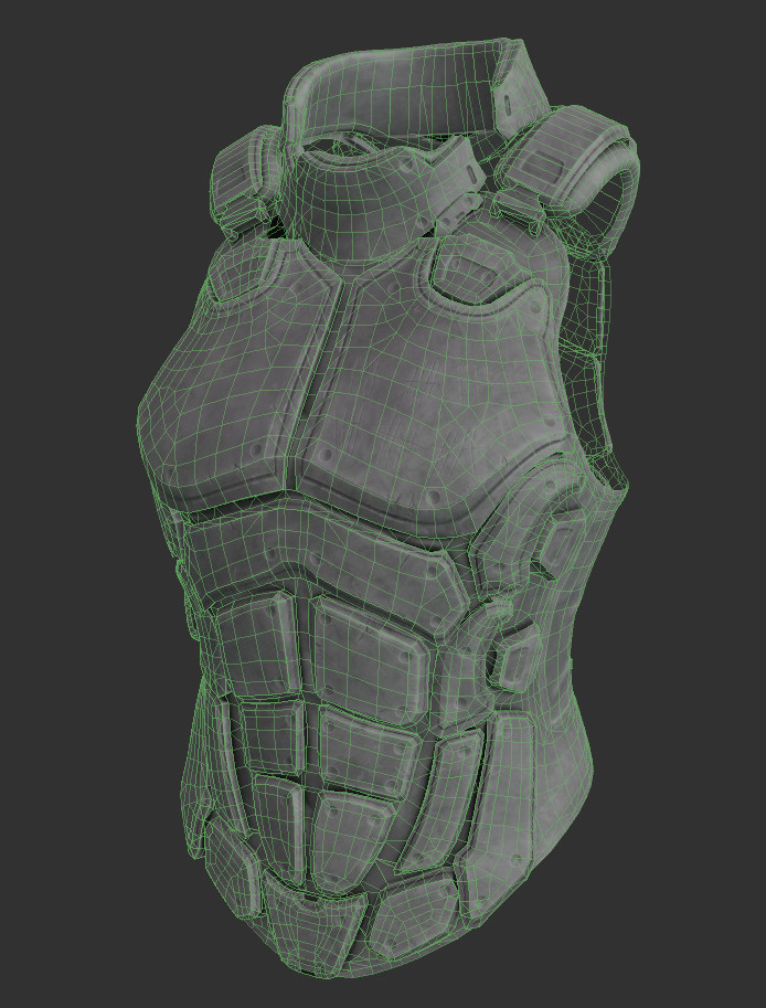 ArtStation - Retopologized vest