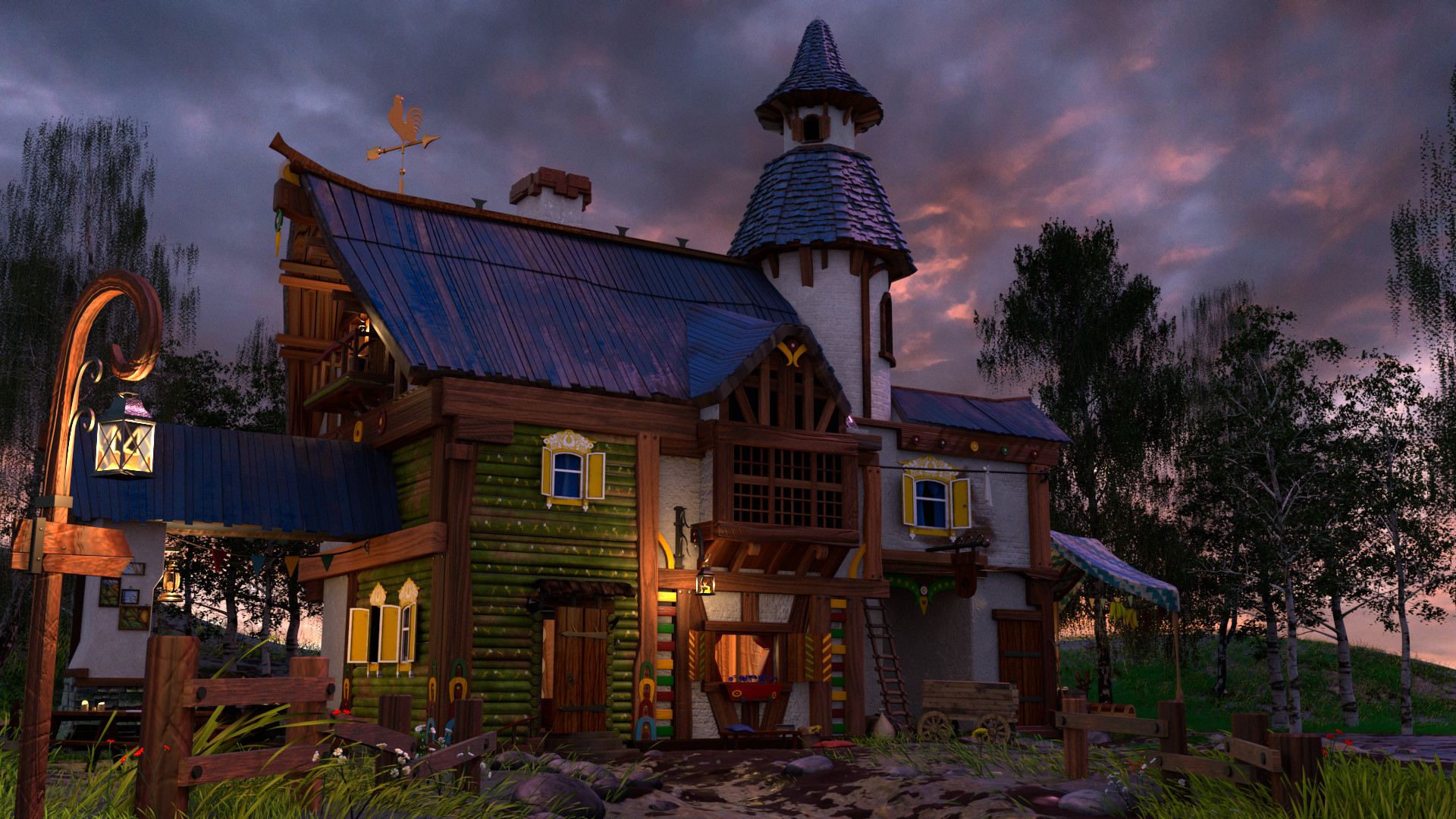 Olga Rudi - Wicked House Texturing (Final)