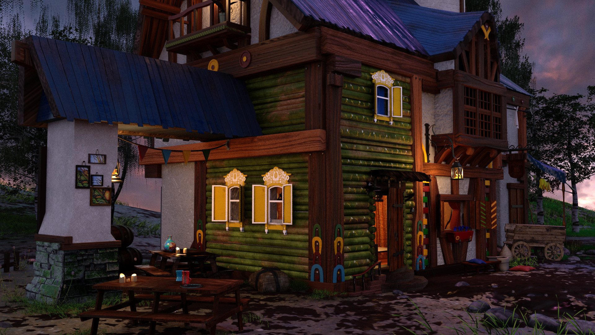 Olga Rudi - Wicked House Texturing (Final)