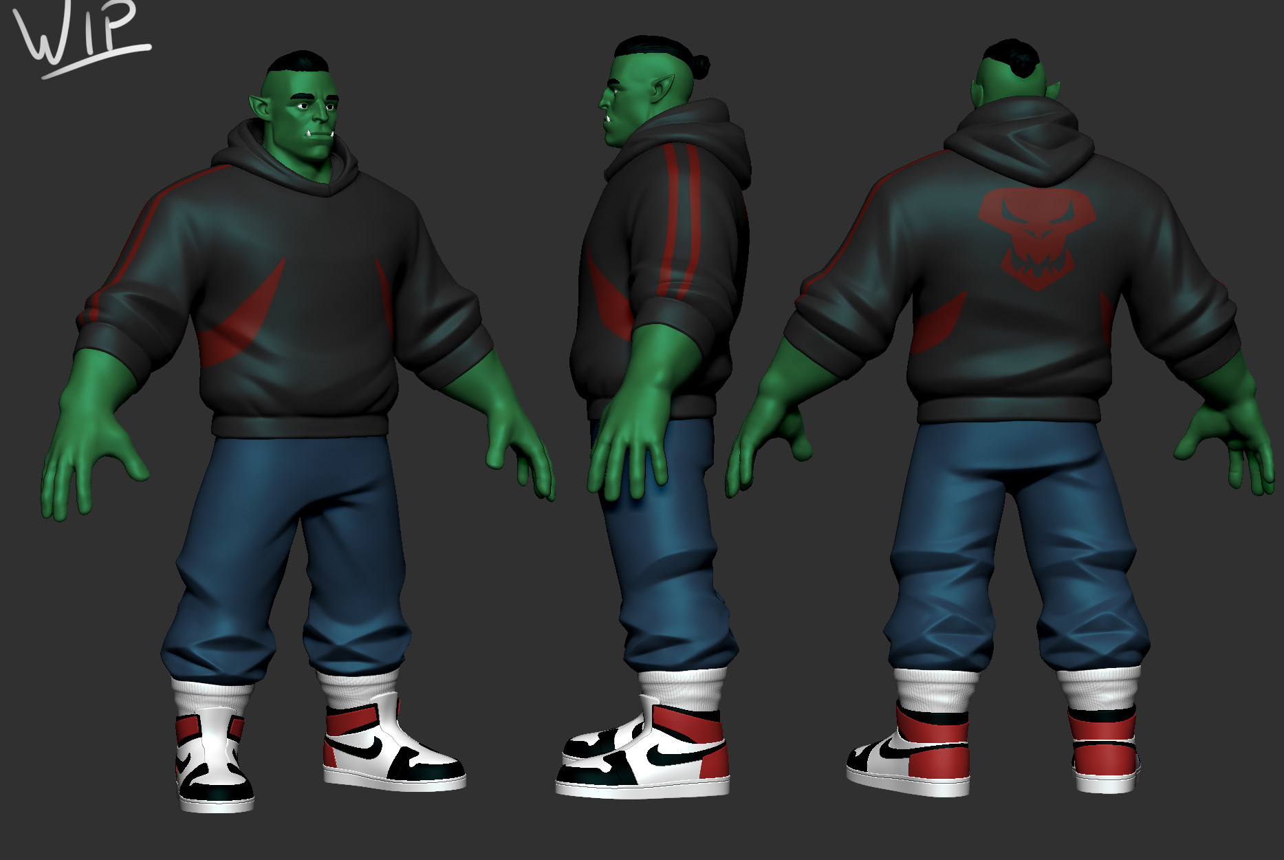 ArtStation - Modern Orc WIP