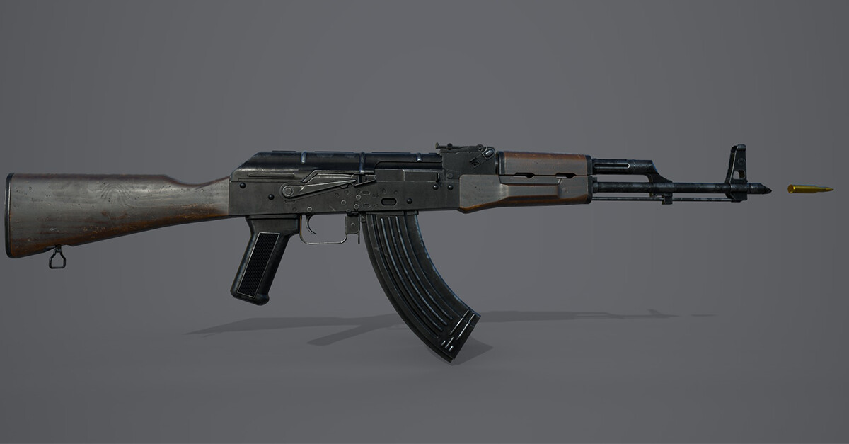 ArtStation - Ak-47 (First Texture Pass)