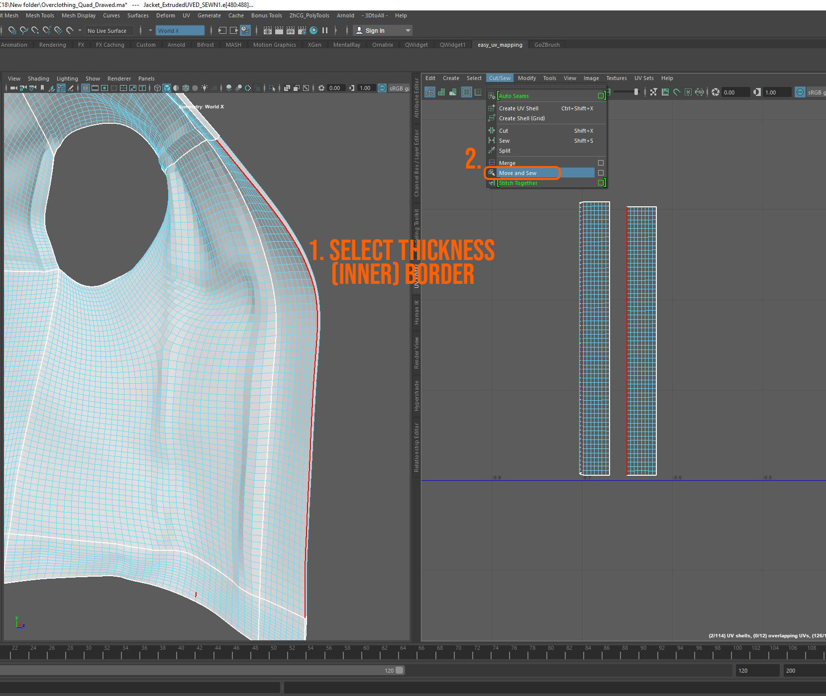 Émilie Boisvert - Marvelous Designer to Maya: Part 5 - Pockets, Seams ...