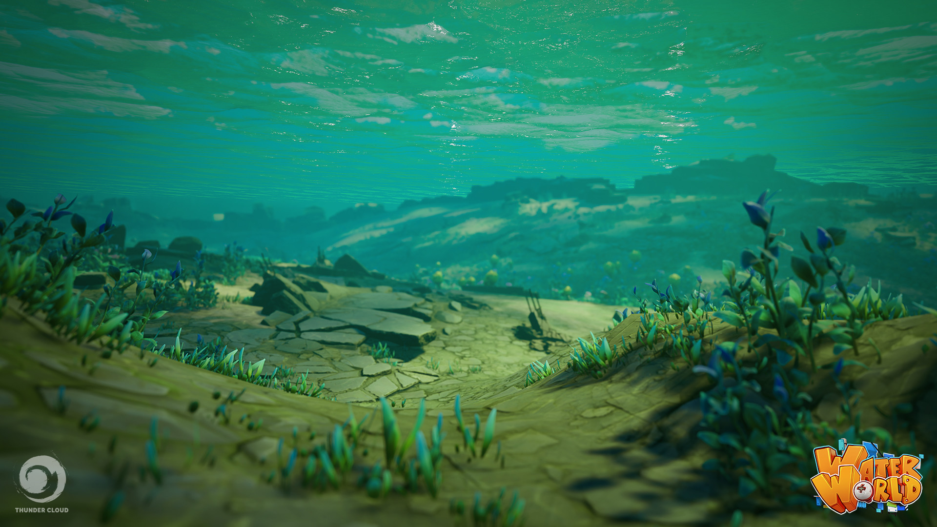 Thunder Cloud Studio - WaterWorld - Submerged City Landscape