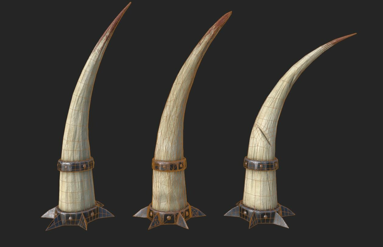 ArtStation - Altar Project - Tusks (finished)