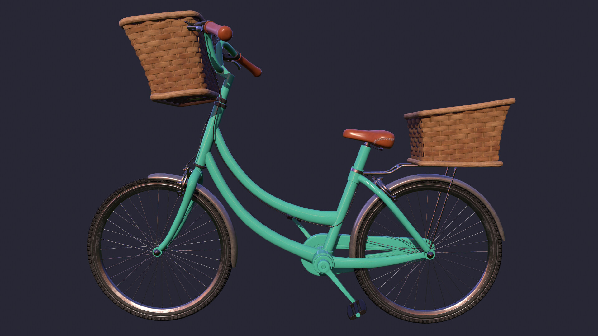 ArtStation - Bicycle - Part 4 - Texturing
