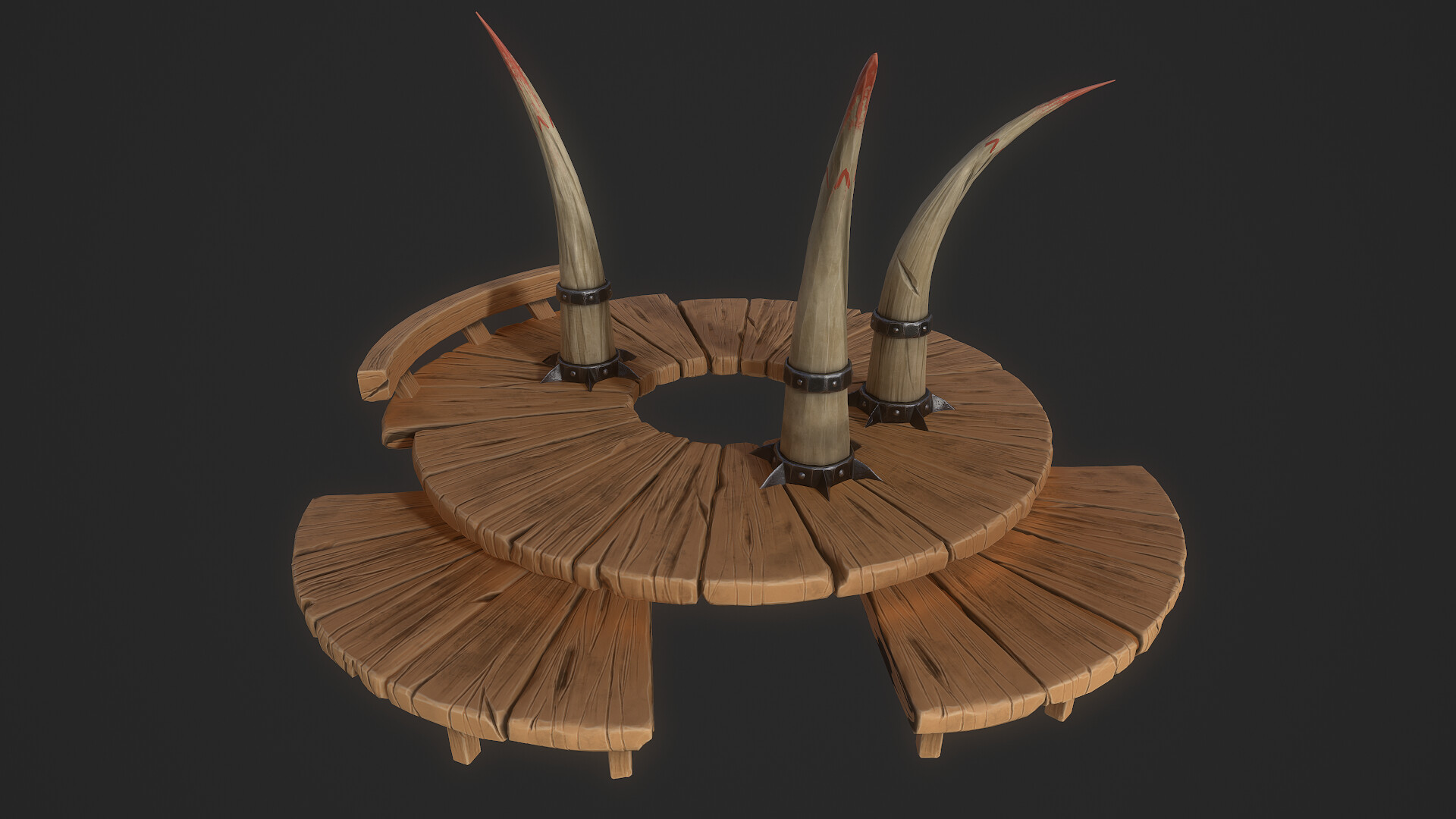 ArtStation - Altar Project - Wood Base