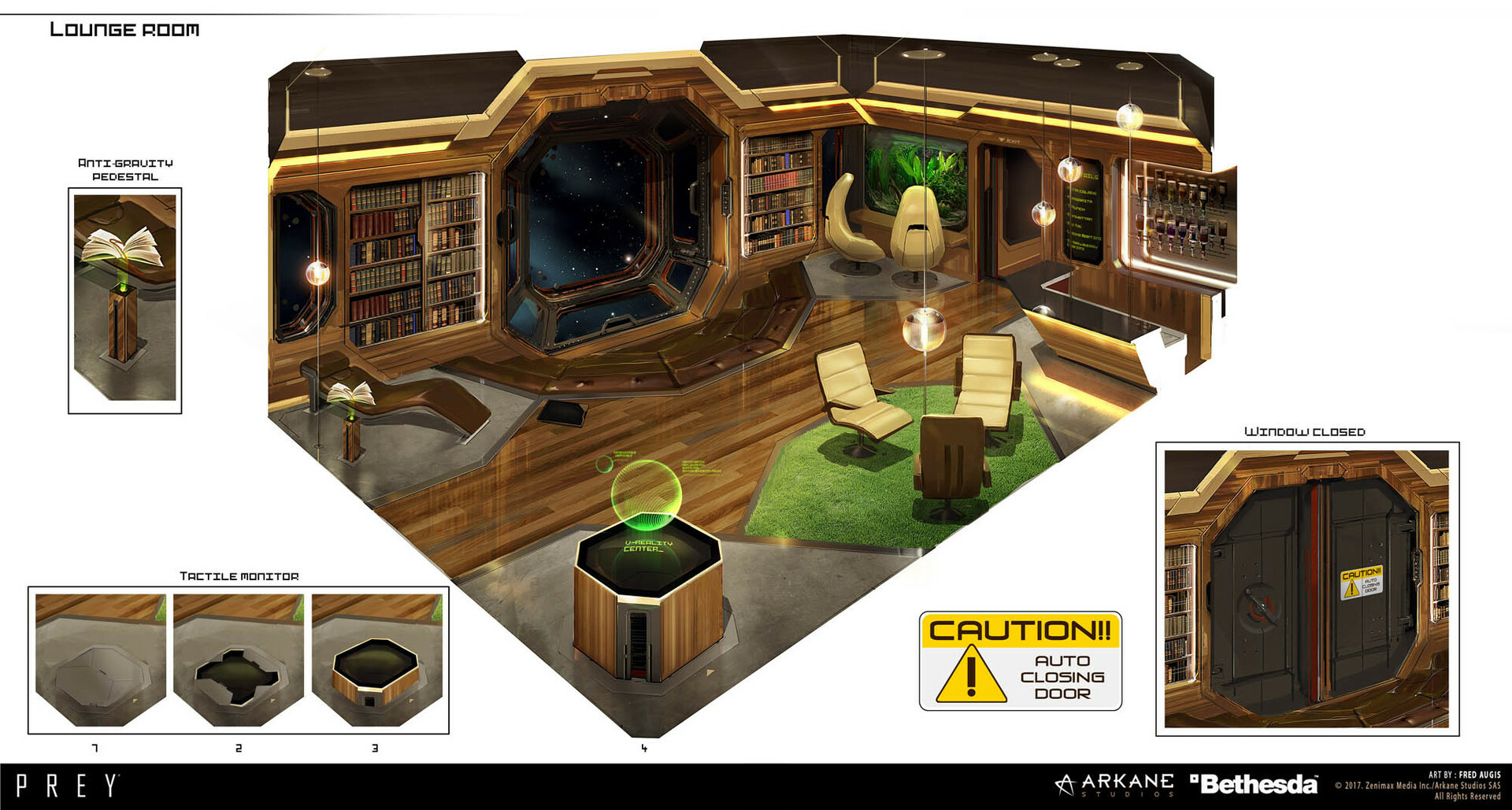 ArtStation - Prey concept lounge