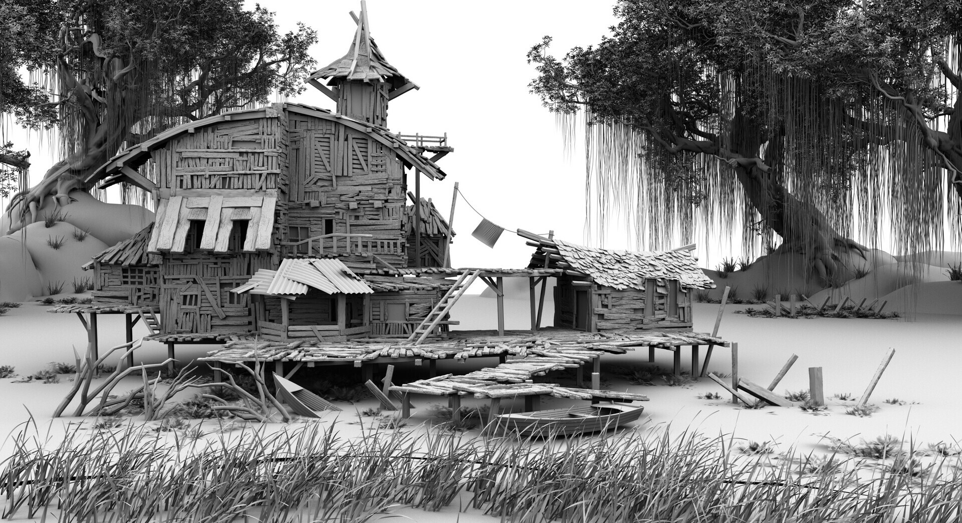 ArtStation - BogHouse model by Kimberly Waters