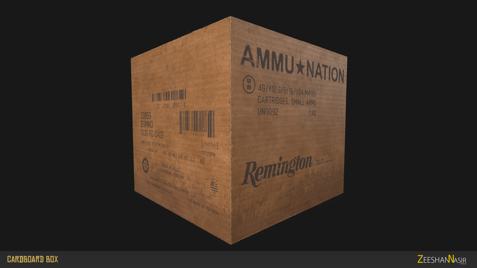 ArtStation - Cardboard Box #1 (4K Render)