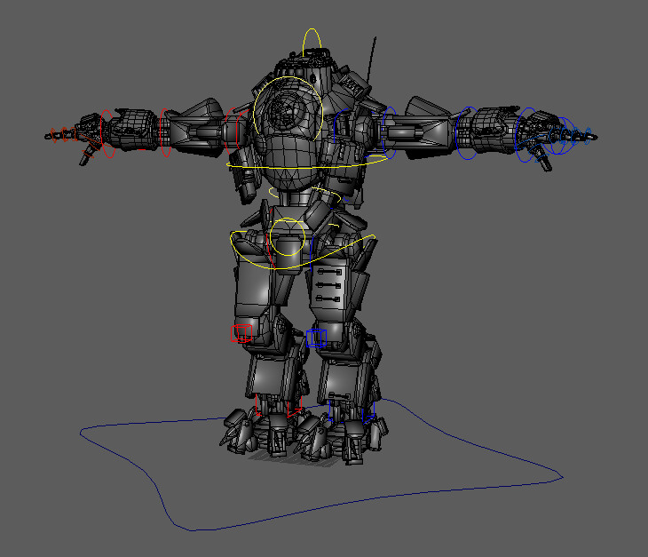ArtStation - Mech Rig Hydraulic Process
