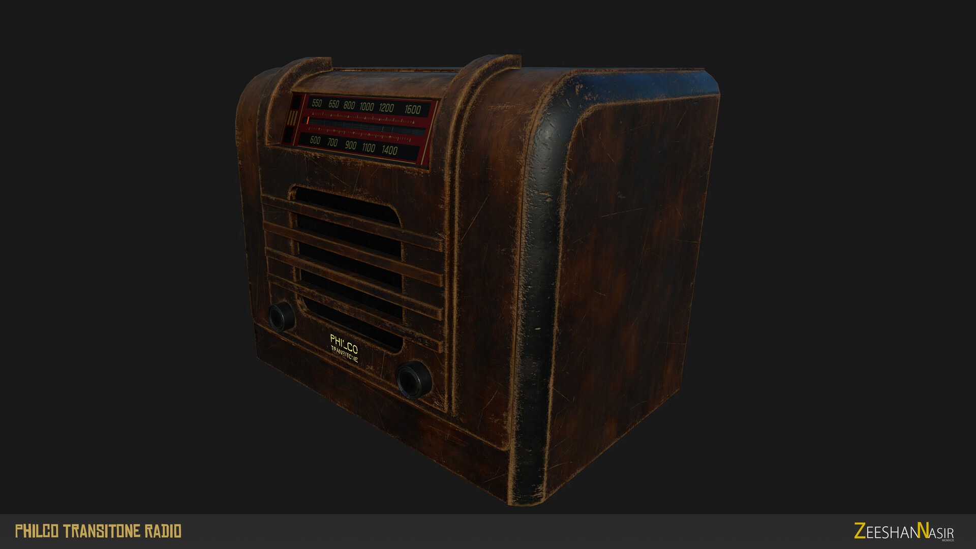 ArtStation - Radio (4K Render)