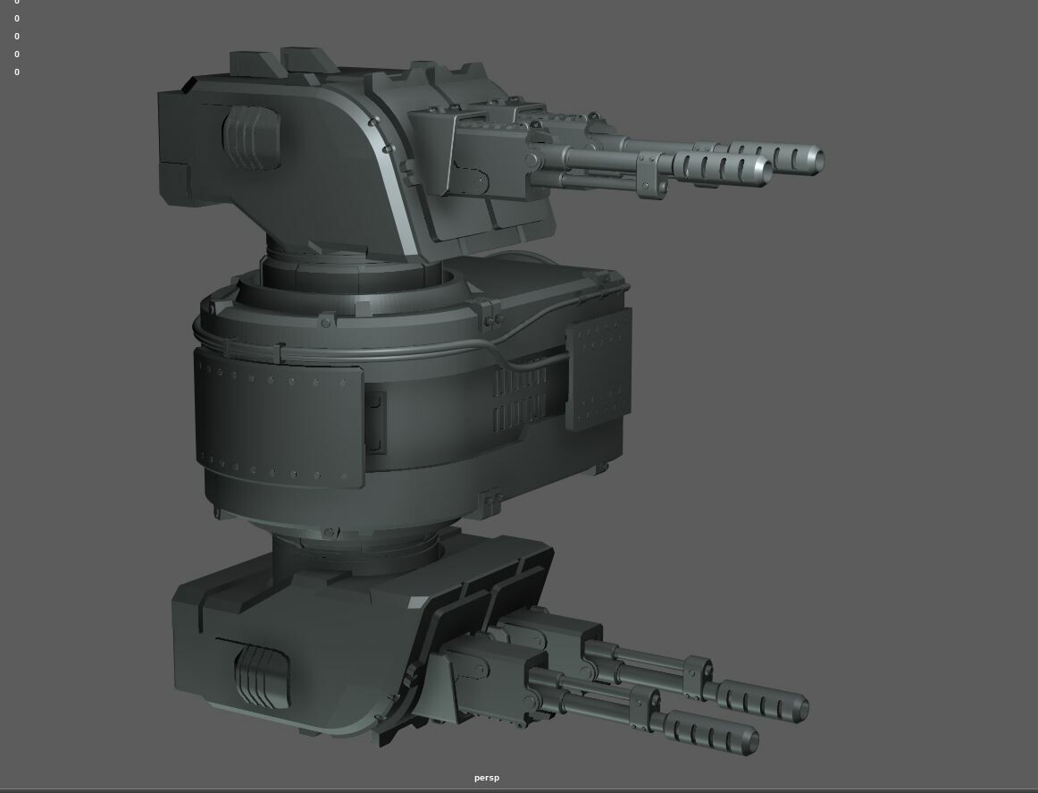 ArtStation - matrix hovership turret