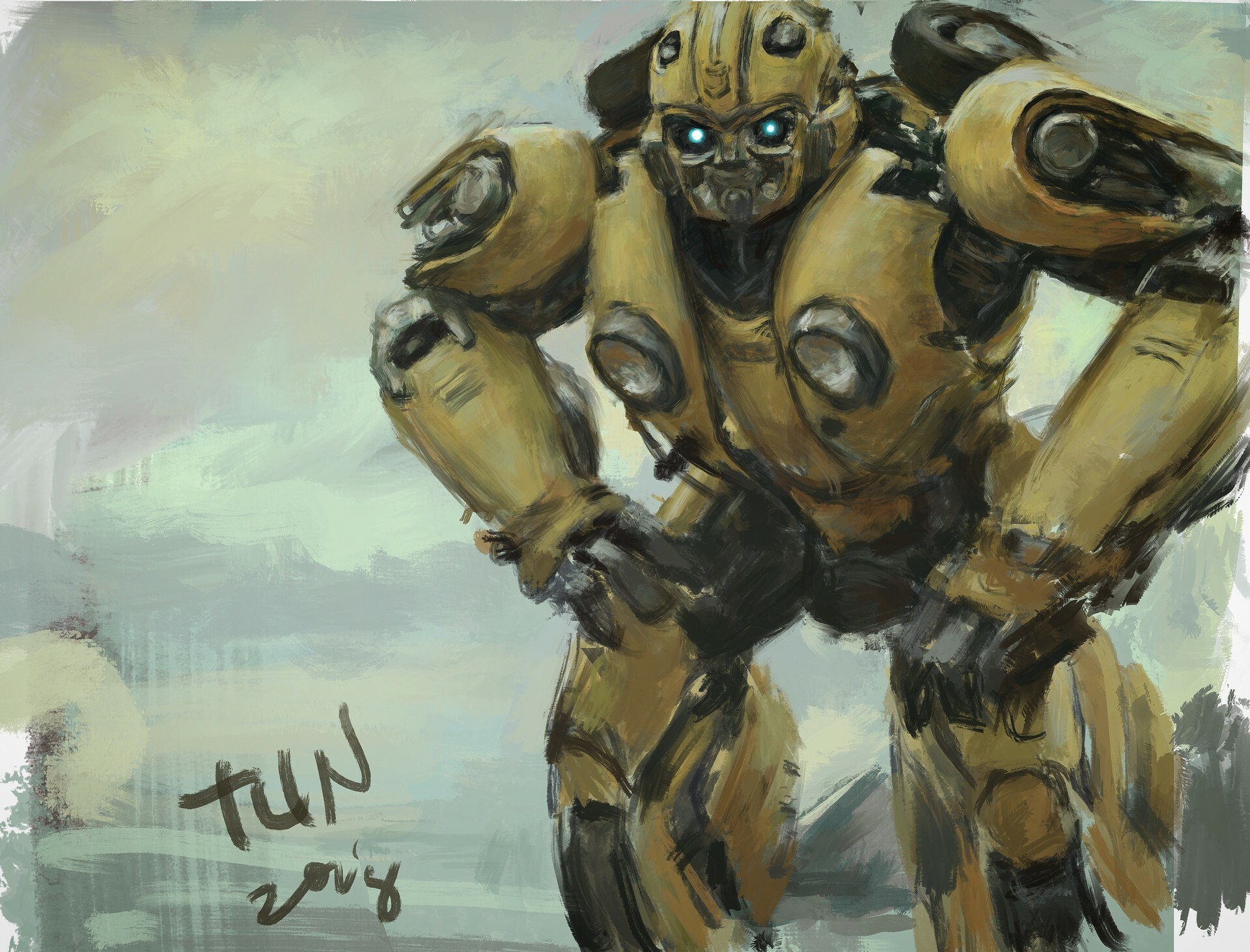 ArtStation - Painting study: Bumblebee