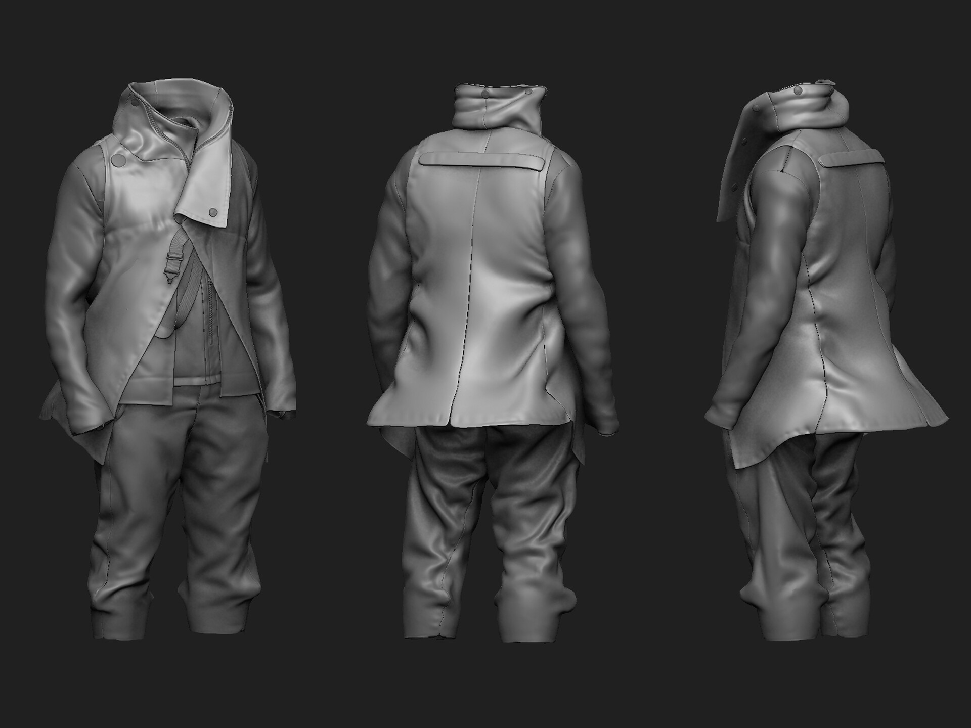 ArtStation - Marvelous Designer Practice