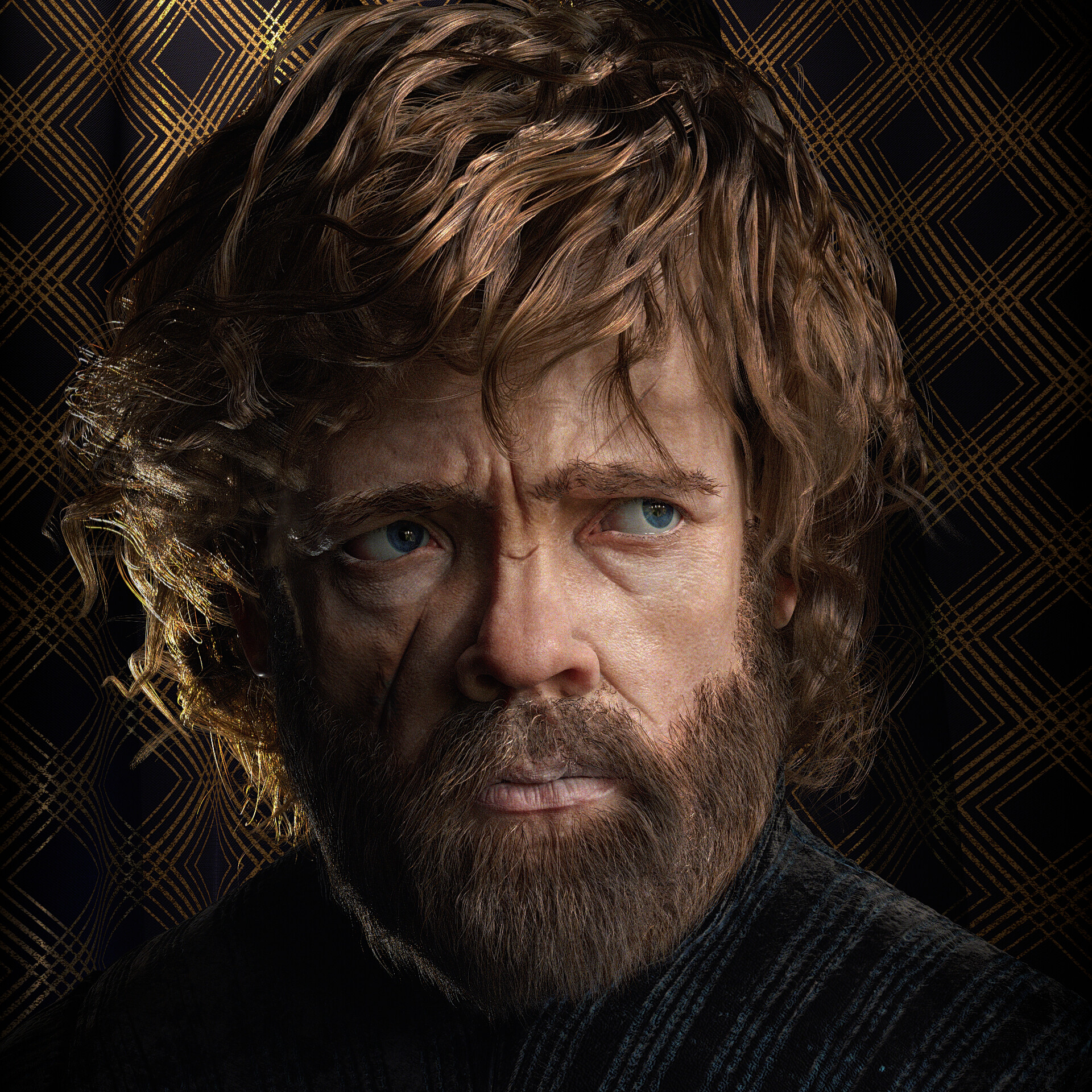 ArtStation - Tyrion Portrait WIP #2