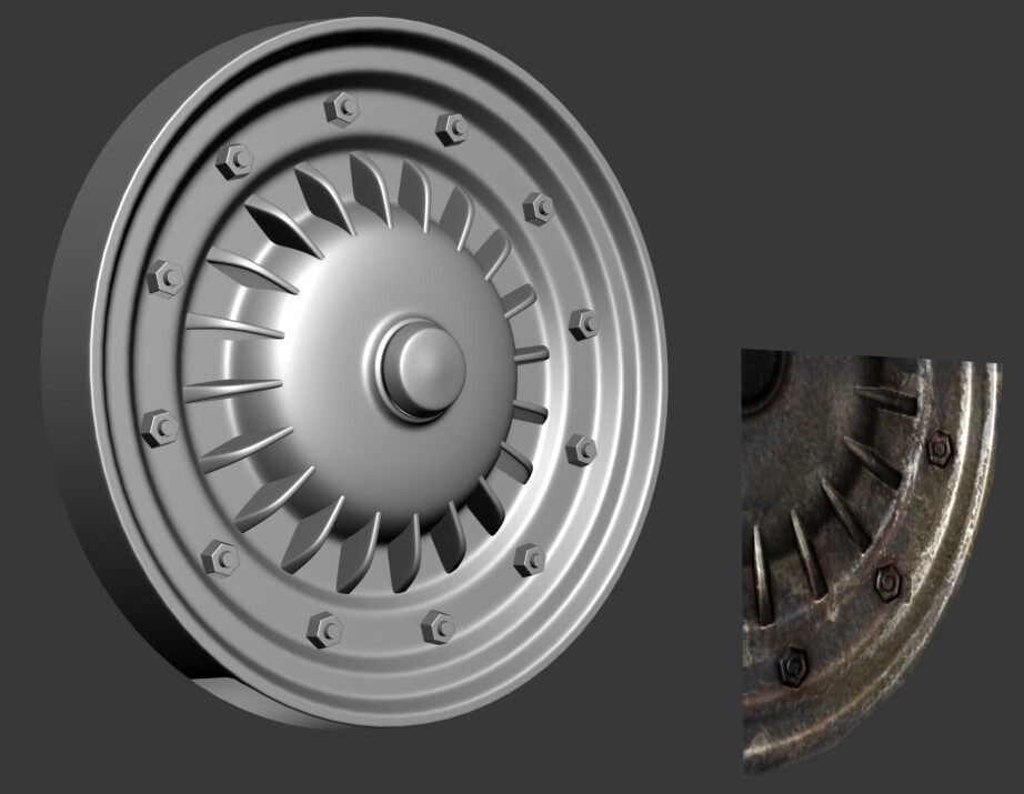 ArtStation - [Micro-Tut] Applying Modular Techniques to Wheels