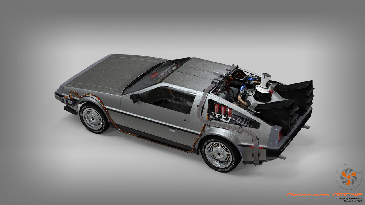 RenderDock - RD DIGEST vol.4: Delorean DMC-12 assembly kit
